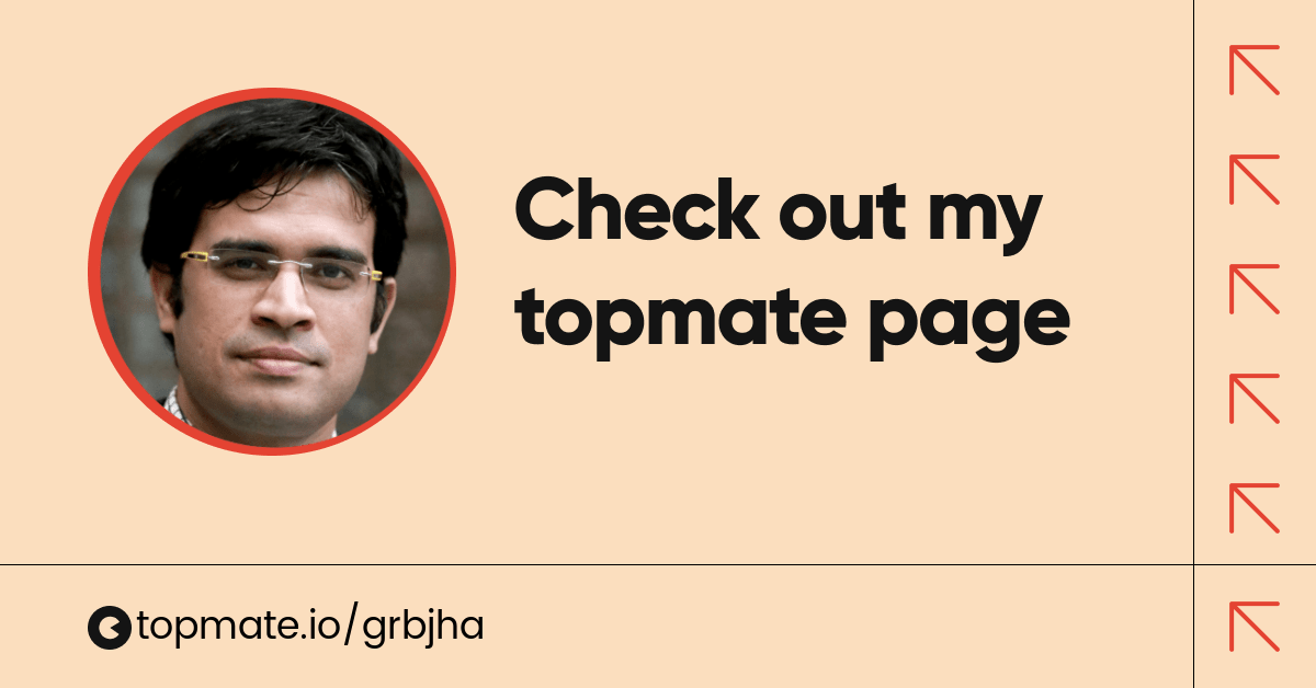 Kumar Gaurab - Book a call on Topmate