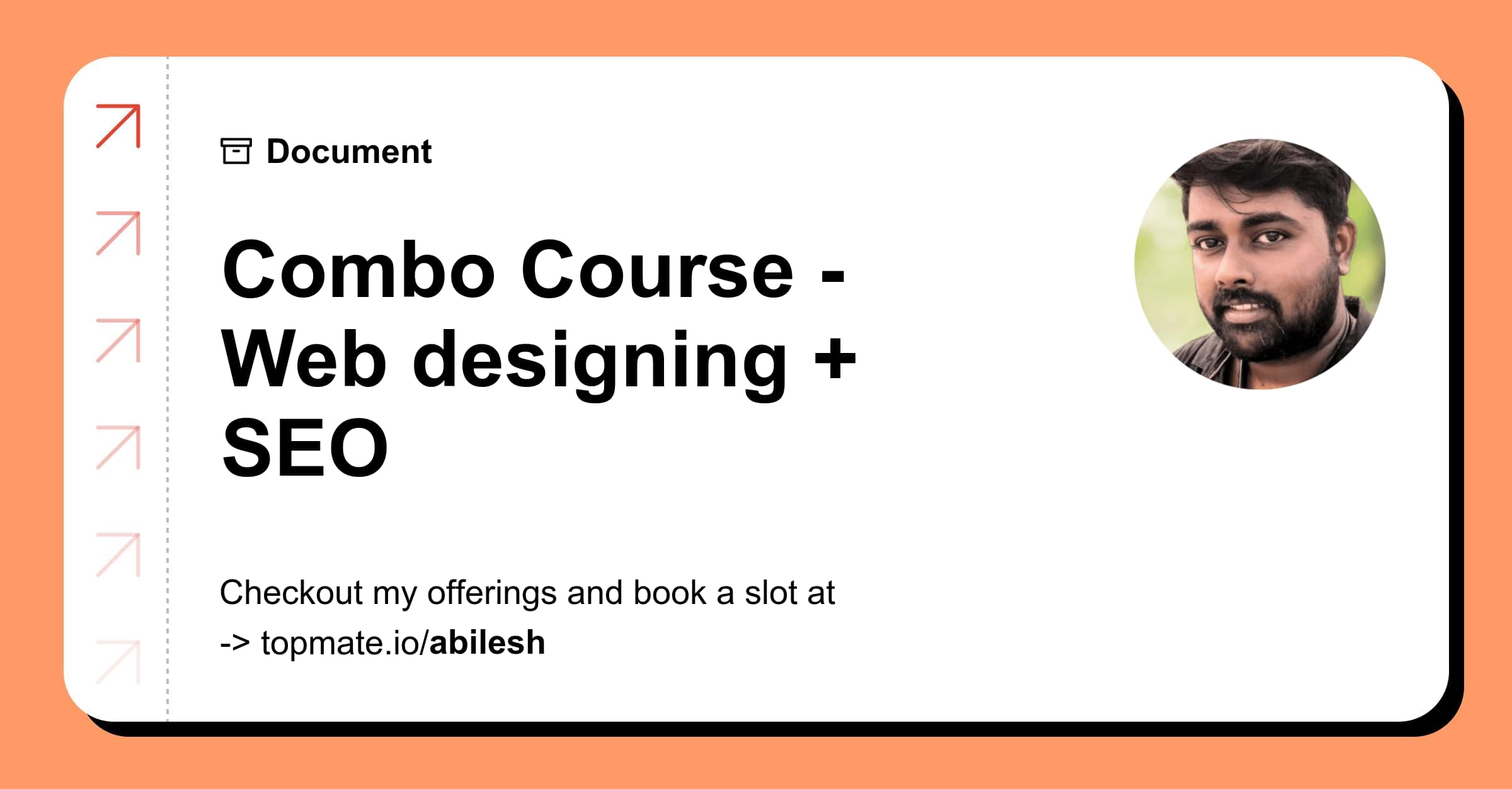 Combo Course - Web designing + SEO with Abilesh Premkumar