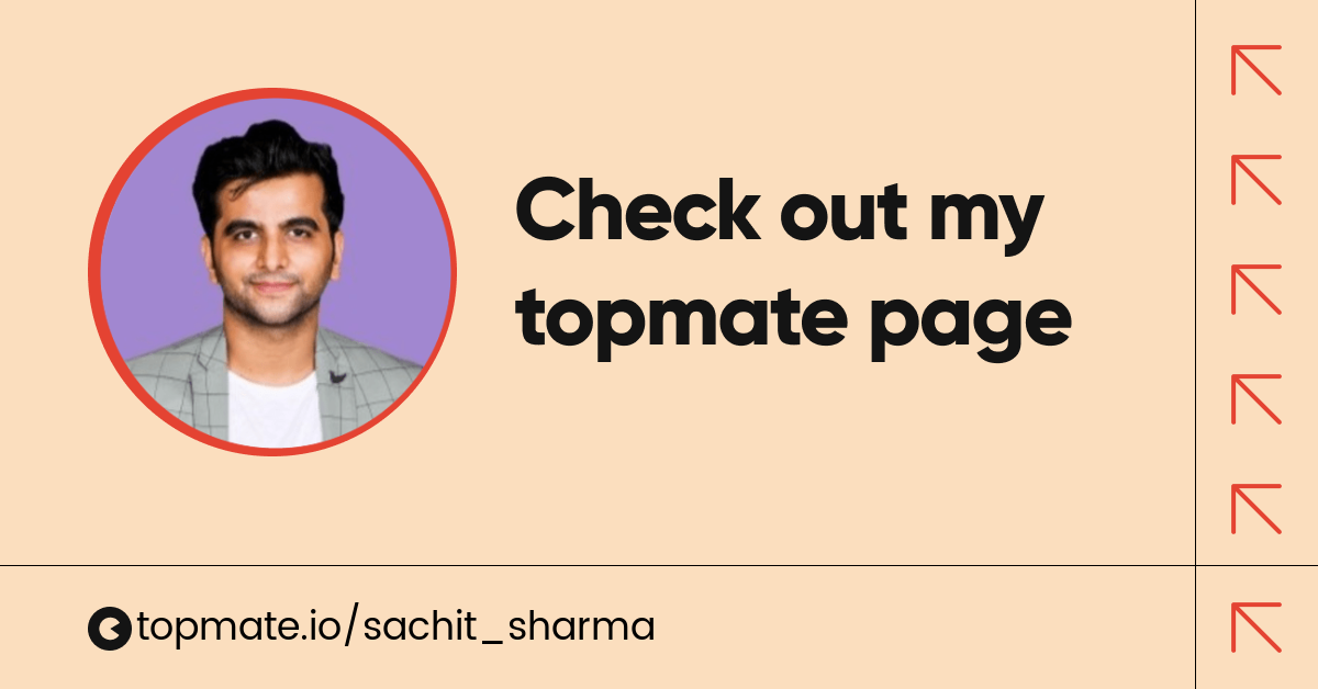 Sachit Sharma - Book a call on Topmate