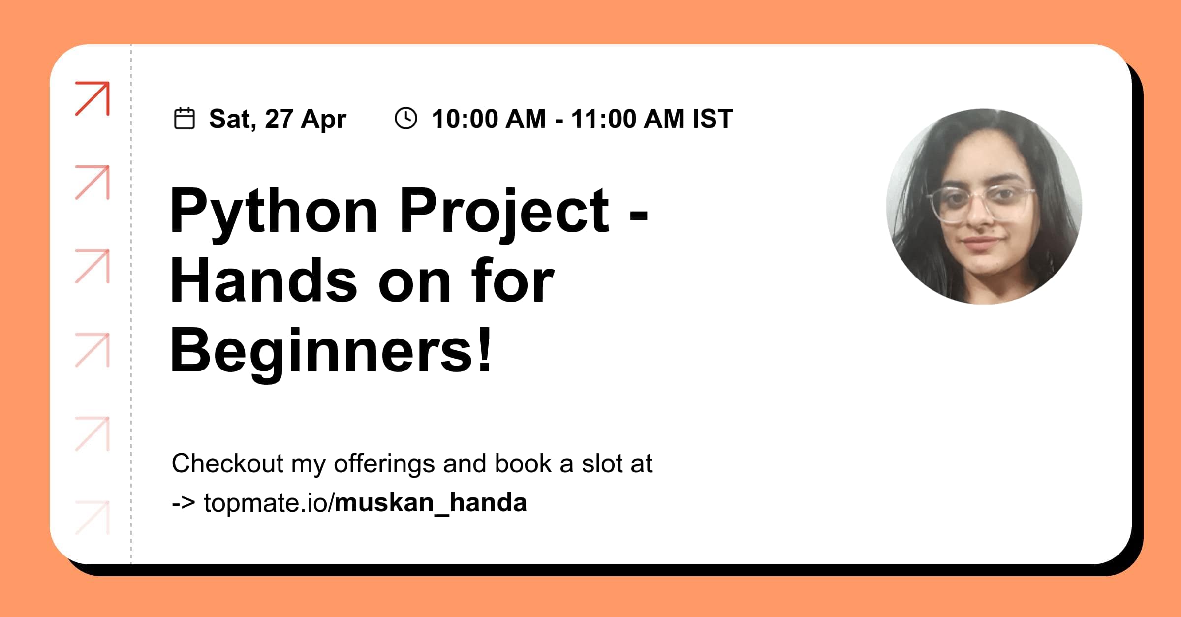 Python Project - Hands on for Beginners! with Muskan Handa