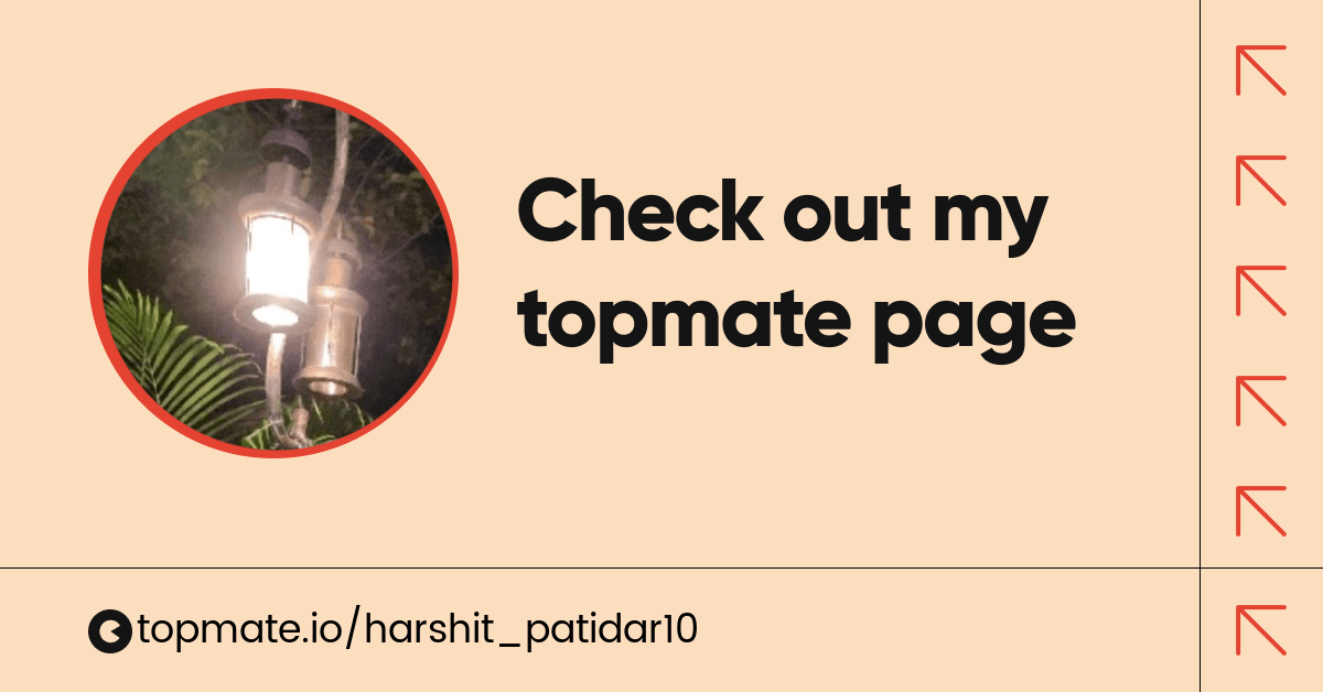 Harshit Patidar - Book a call on Topmate
