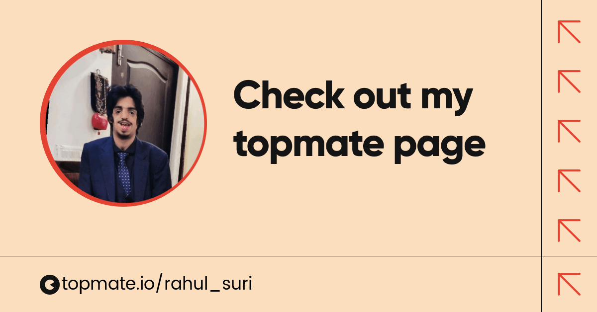 Rahul Suri - Book a call on Topmate