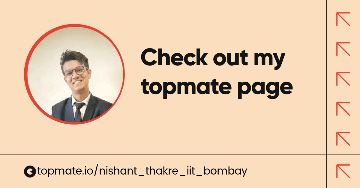 Nishant Thakre - Book a call on Topmate