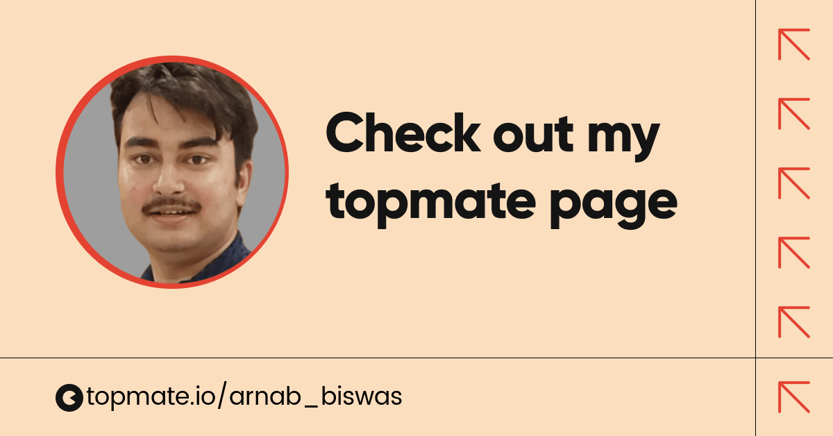 Arnab Biswas - Book a call on Topmate