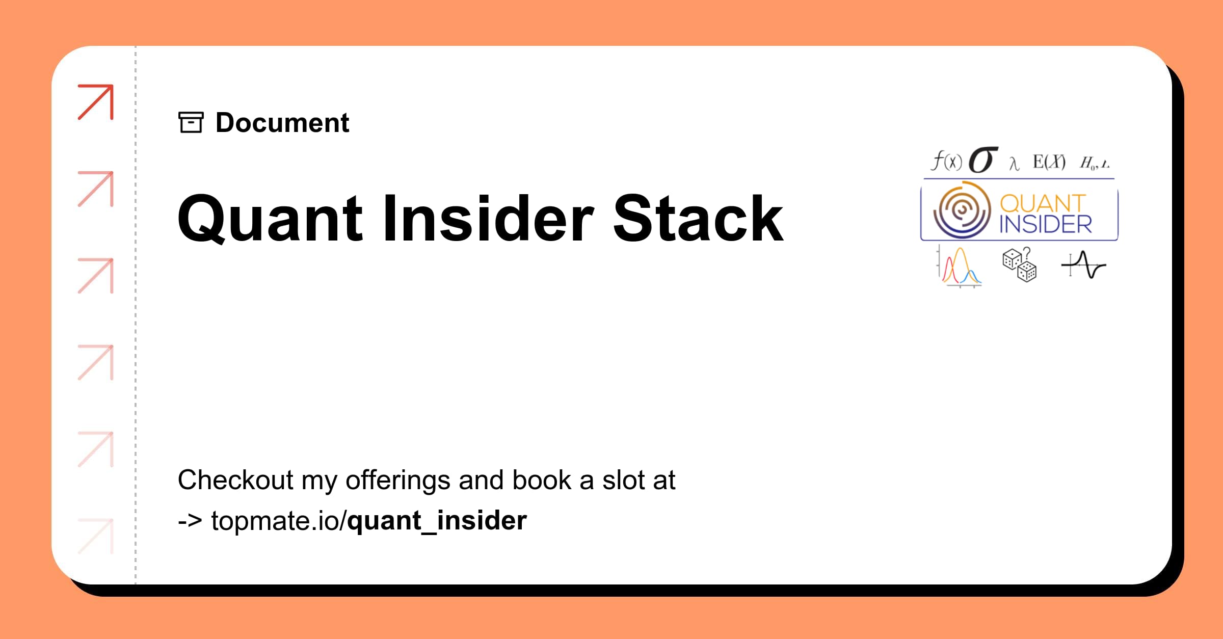 Quant Insider Stack with Quant Insider