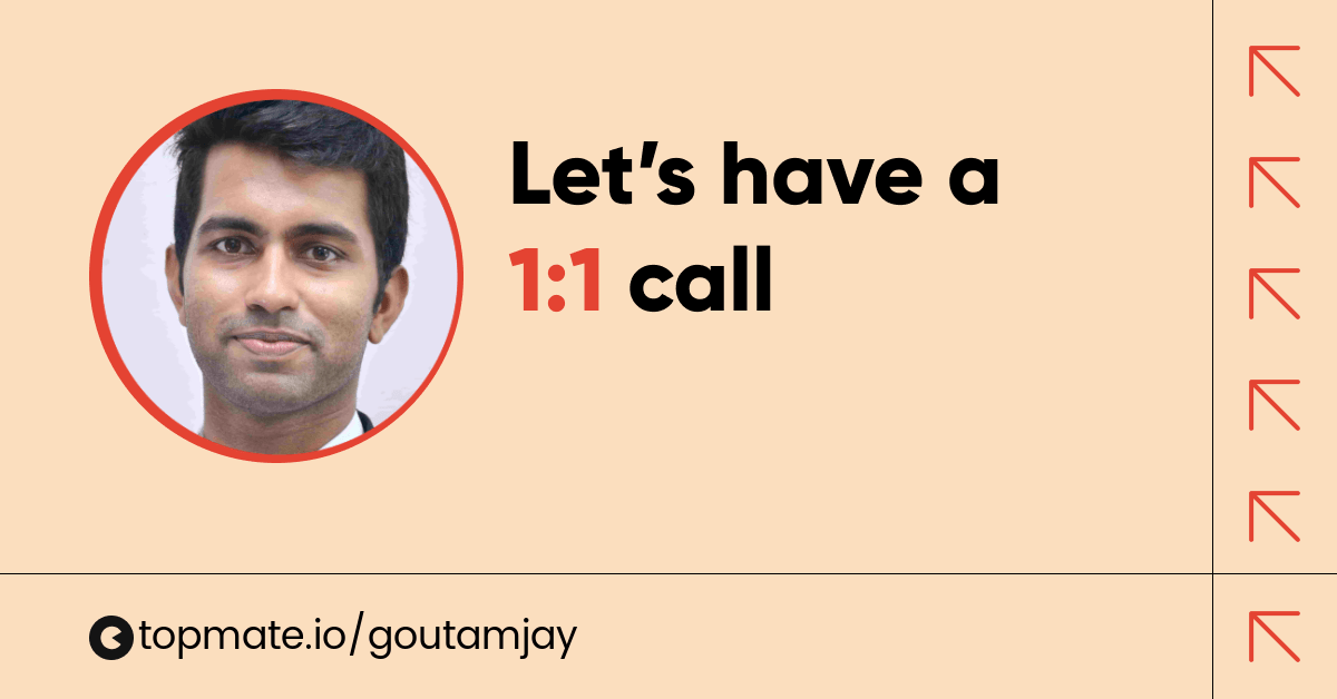 Gautam Jayasurya - Book a call on Topmate
