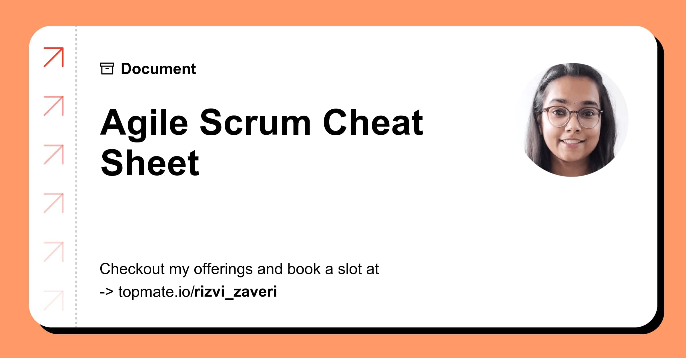 Agile Scrum Cheat Sheet with Rizvi Zaveri