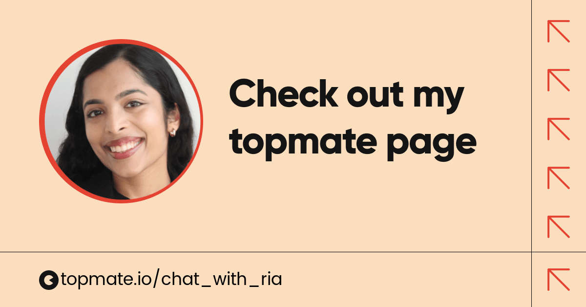 Ria Gupta - Book a call on Topmate