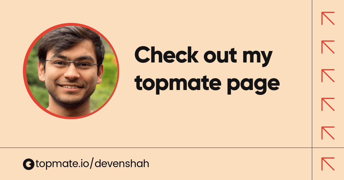Deven Shah - Book a call on Topmate