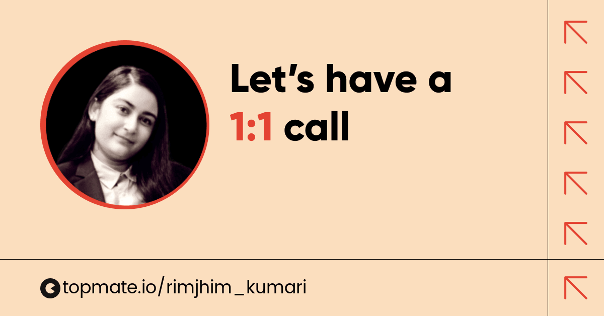 Rimjhim Kumari - Book a call on Topmate