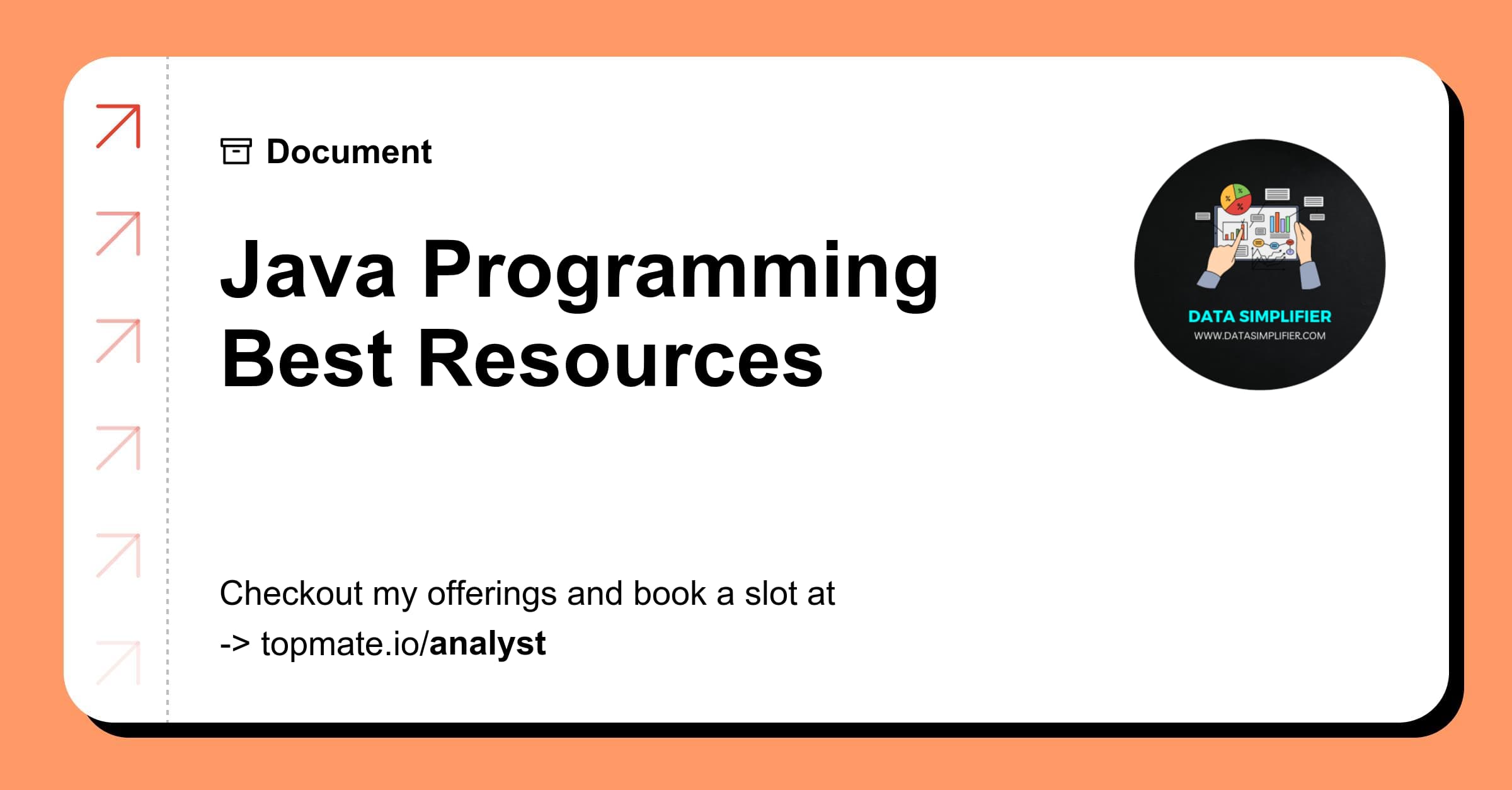 Java Programming Best Resources with Data Analyst