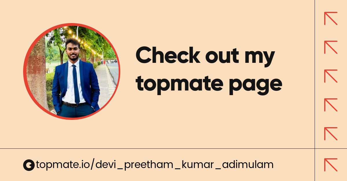 Devi Preetham Kumar Adimulam - Book a call on Topmate