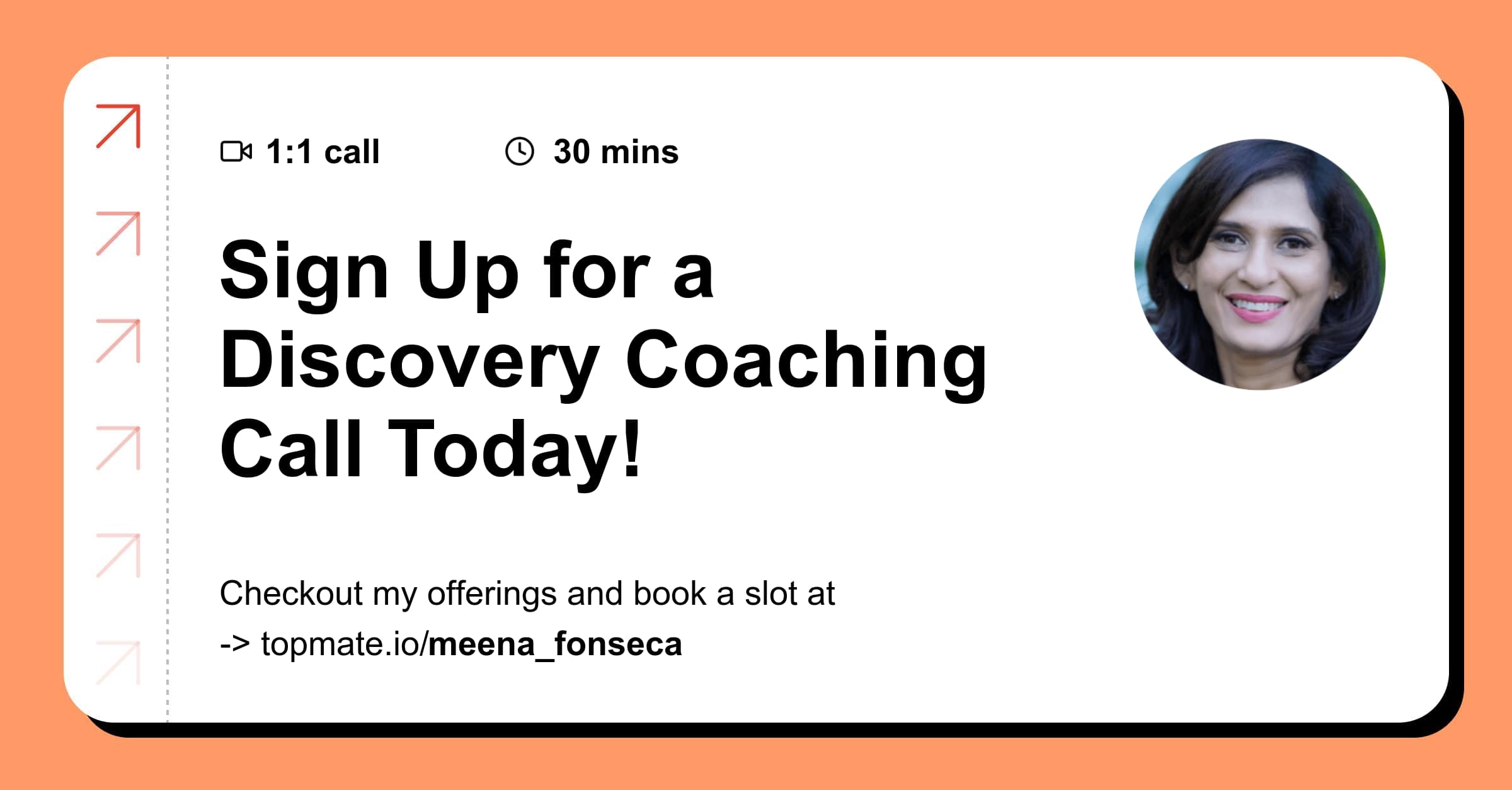 Sign Up for a Discovery Coaching Call Today! 🌟 with Meena_Fonseca ...