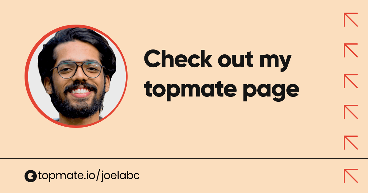 Joel Abraham - Book a call on Topmate
