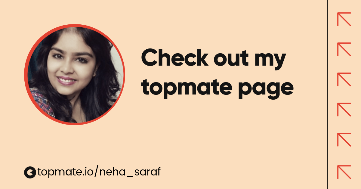 neha saraf - Book a call on Topmate