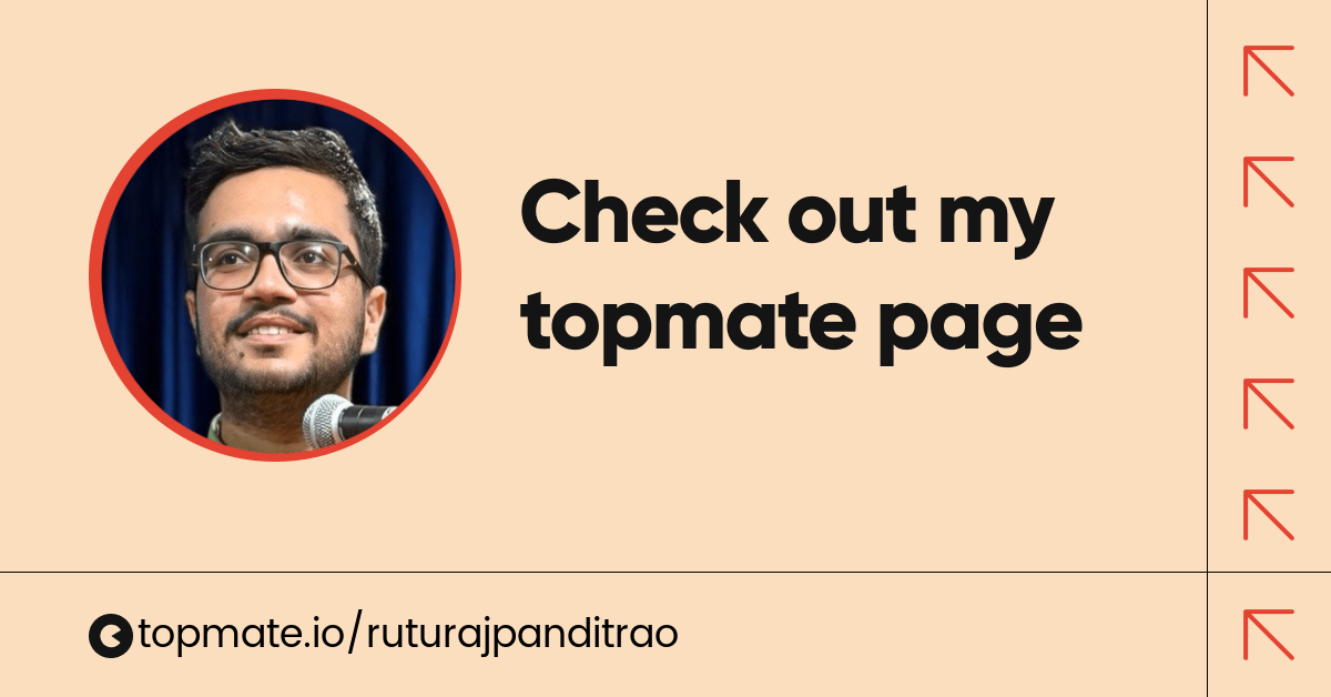 Ruturaj Panditrao - Book a call on Topmate