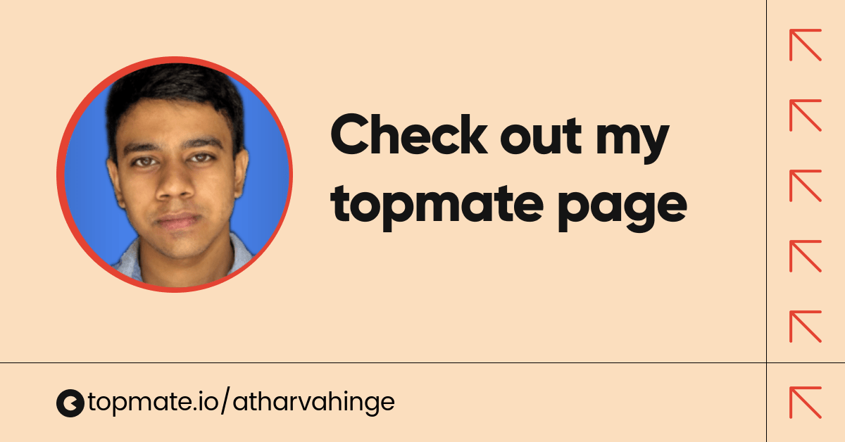 Atharva Hinge - Book a call on Topmate
