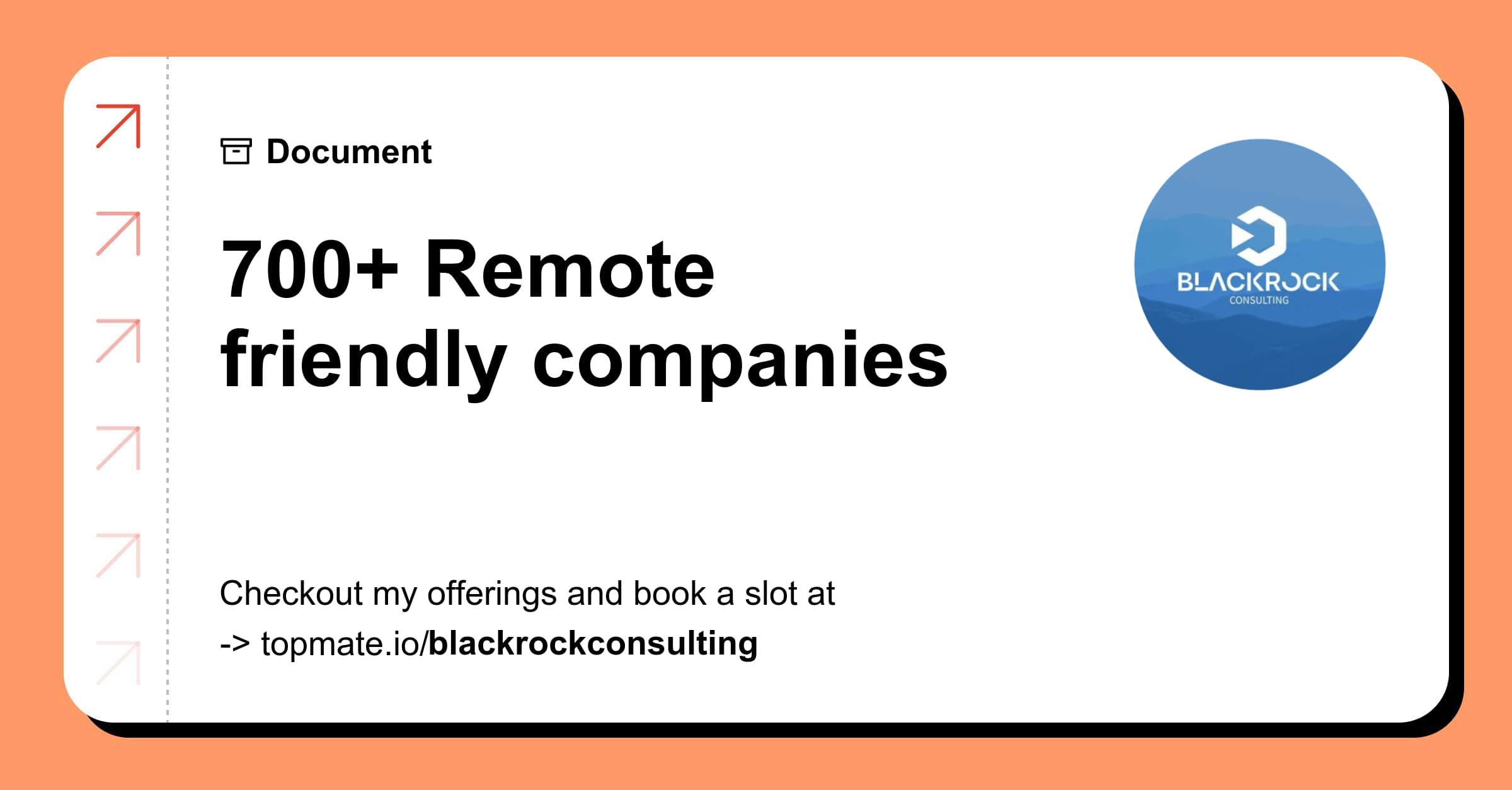 700+ Remote Friendly Companies (IT & Consulting) with BlackRock Consulting