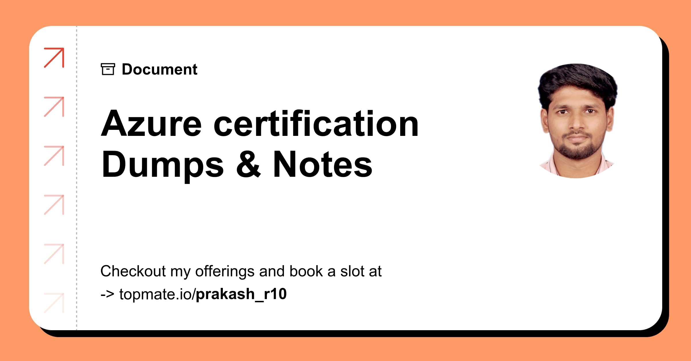 Azure certification Dumps & Notes with Prakash R