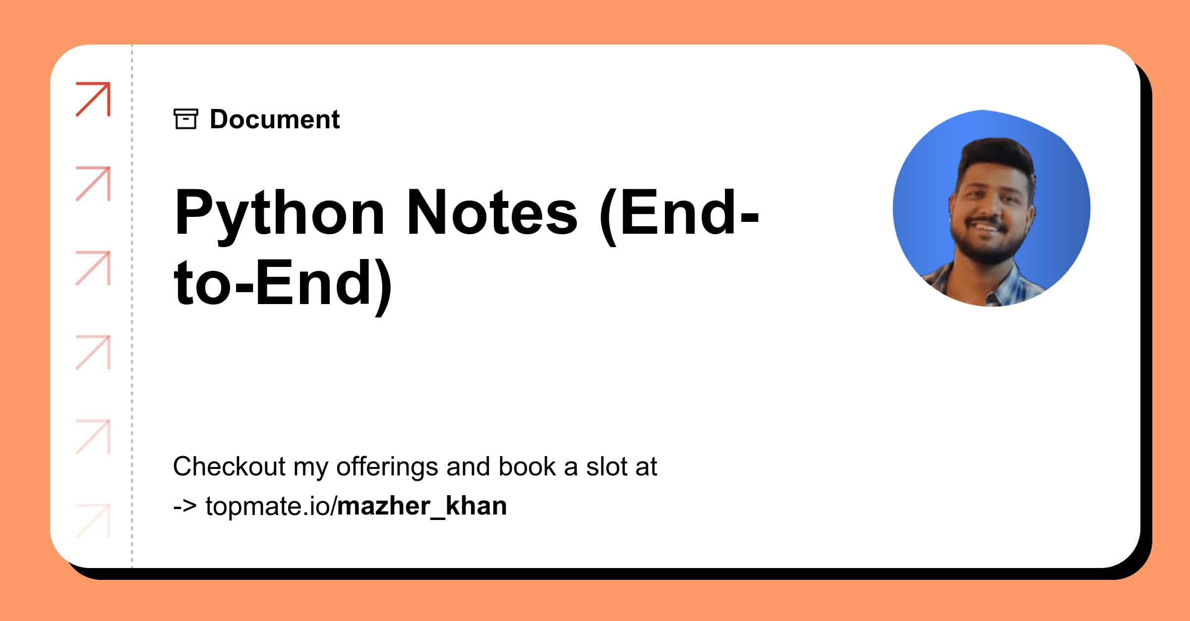 Python Notes (End-to-End) with MAZHER KHAN - IIT