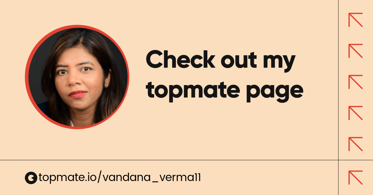 Vandana Verma - Book a call on Topmate