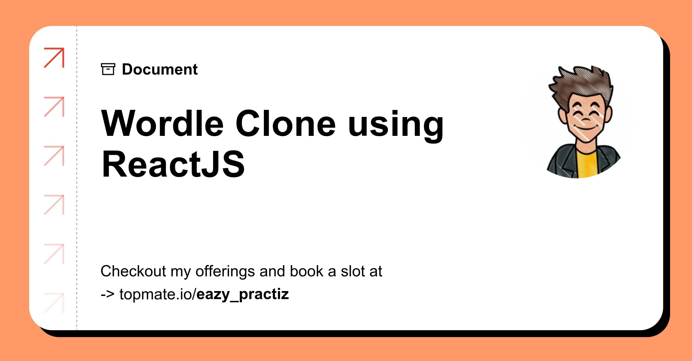 Wordle Clone using ReactJS with Eazy Practiz