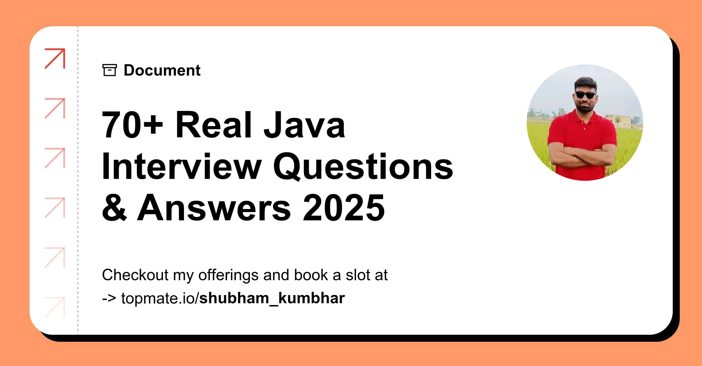 70+ Real Java Interview Questions & Answers 2025 with Shubham Kumbhar