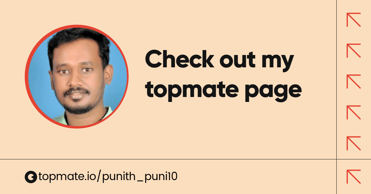 PUNITH PUNI - Book a call on Topmate