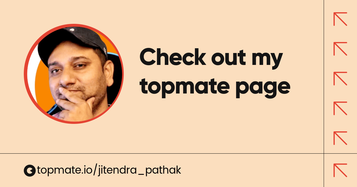 Jitendra Pathak - Book a call on Topmate