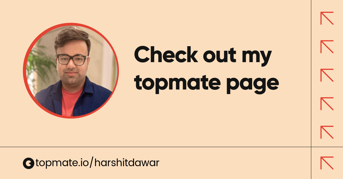 Harshit Dawar - Book a call on Topmate