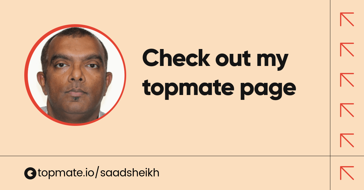 Saad Sheikh - Book a call on Topmate