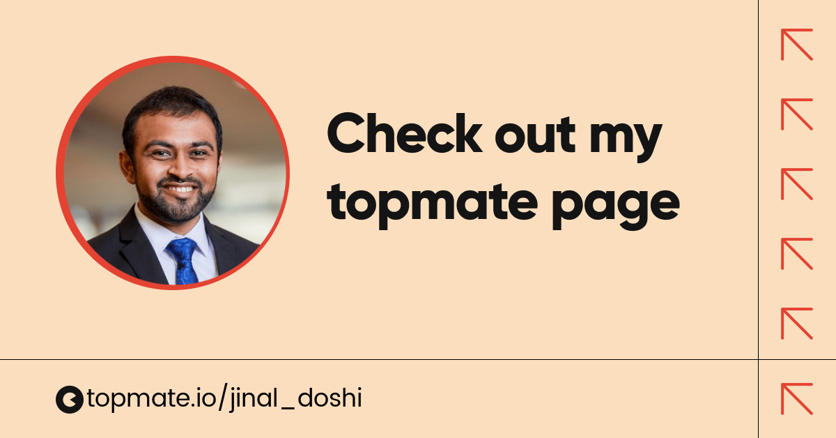 Jinal Doshi - Book a call on Topmate