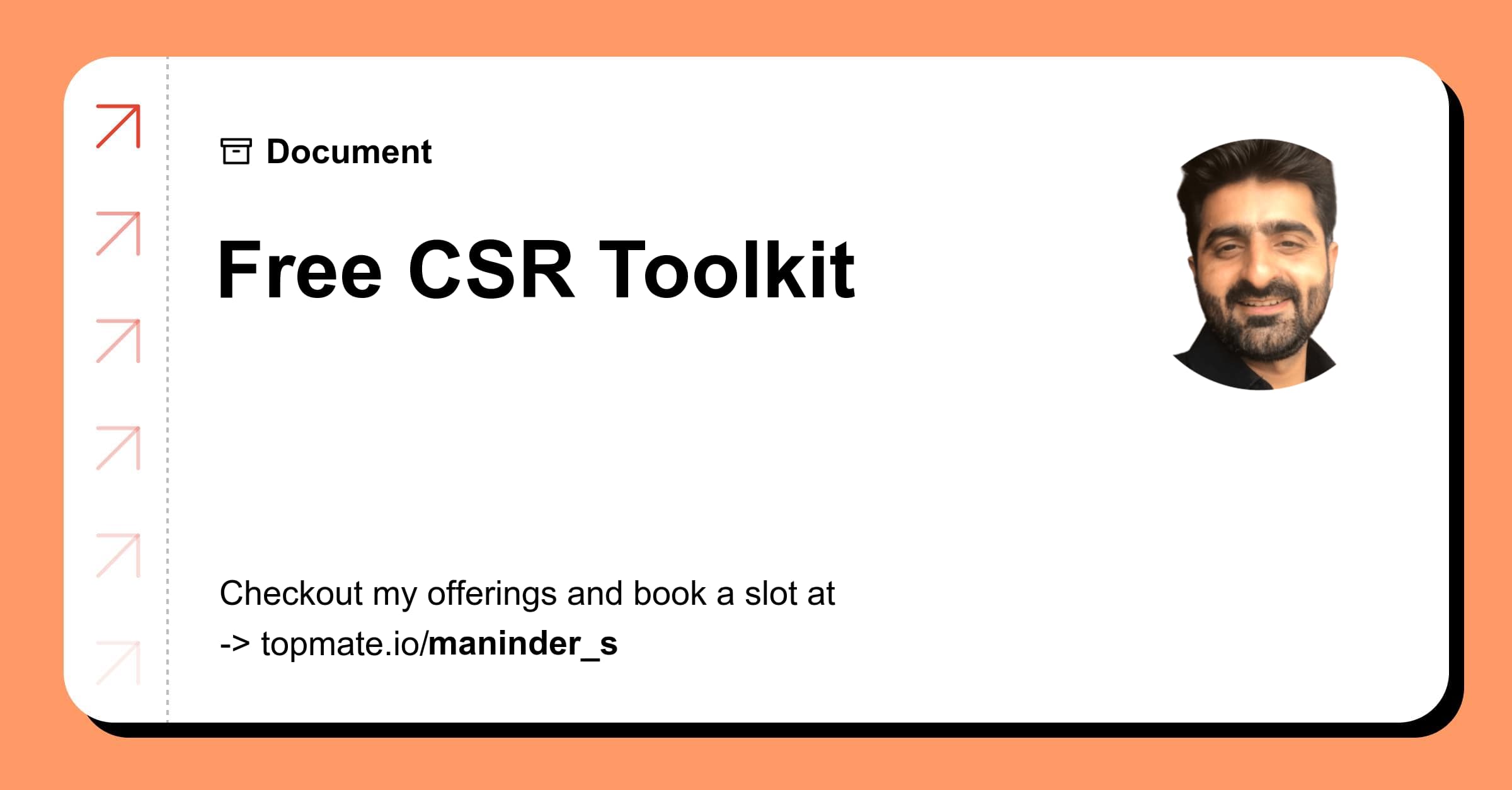 Free CSR Toolkit with Maninder Singh ,CSR Expert IJOBSHOBNEST