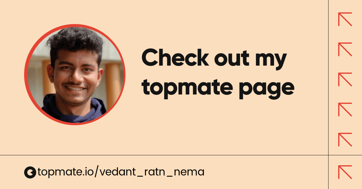 Vedant Ratn Nema - Book a call on Topmate