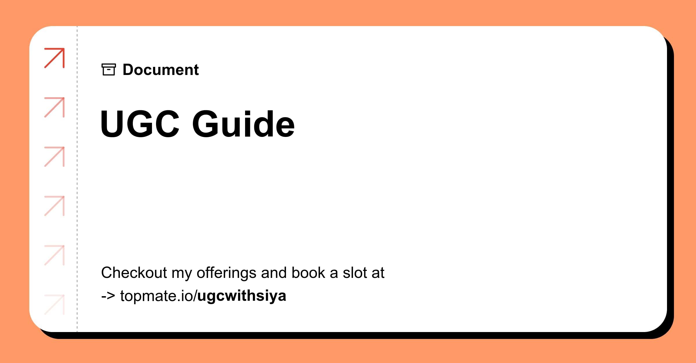 UGC Guide with siya gandhi