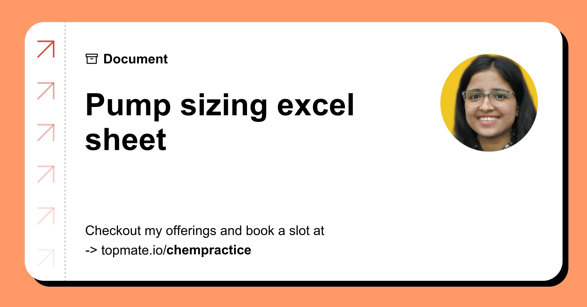 Pump sizing excel sheet with Visdom