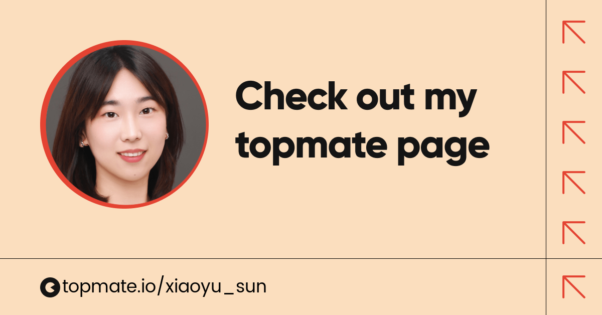 Xiaoyu Sun - Book a call on Topmate