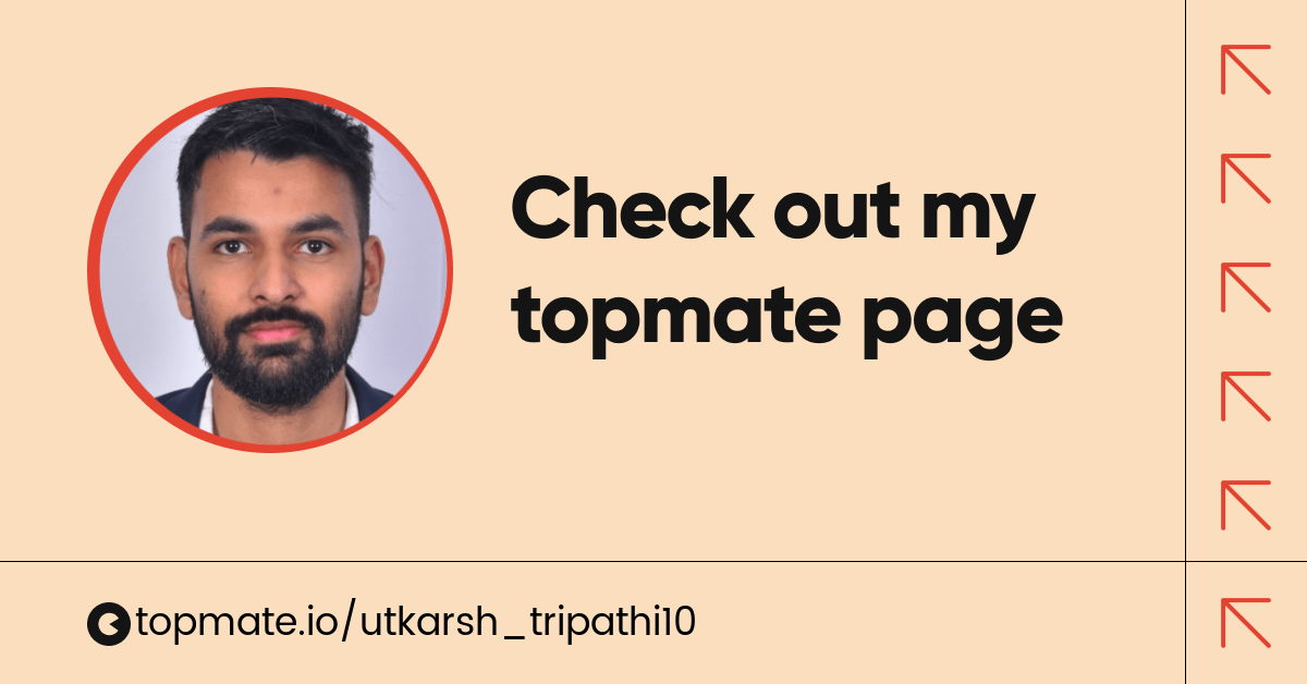 Utkarsh Tripathi - Book a call on Topmate