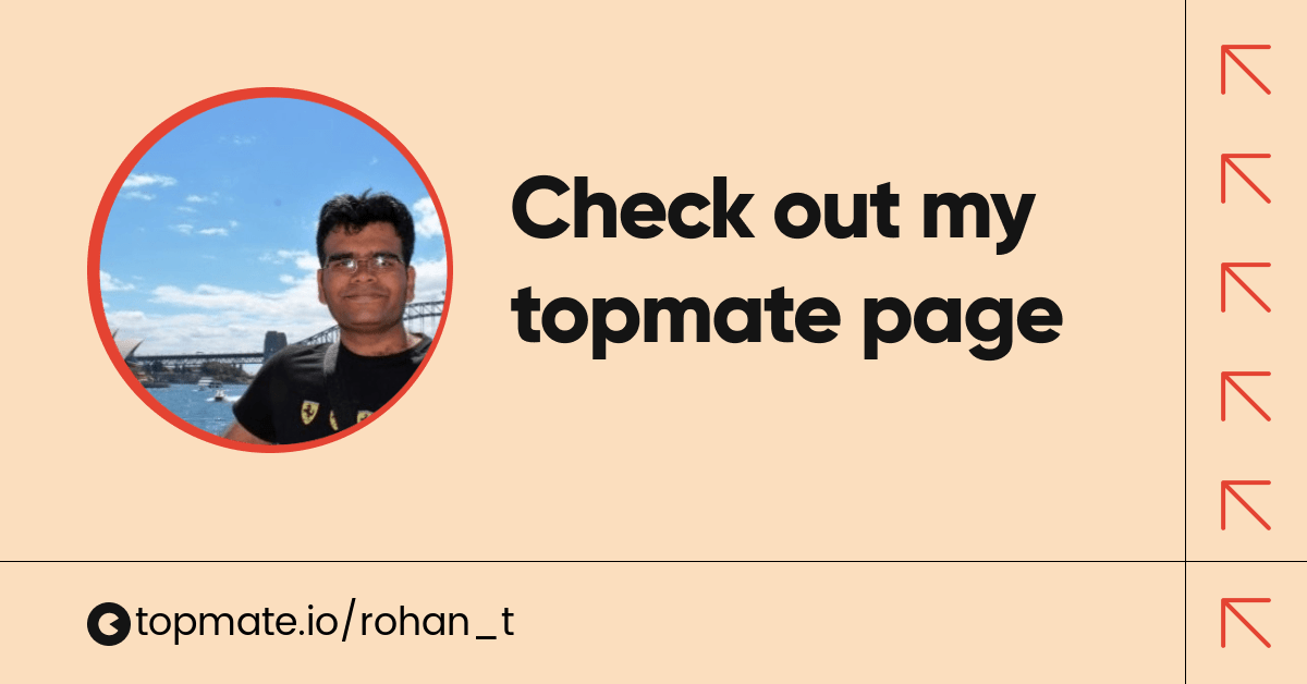 Rohan Tiwari - Book a call on Topmate
