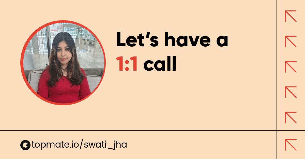swati jha - Book a call on Topmate