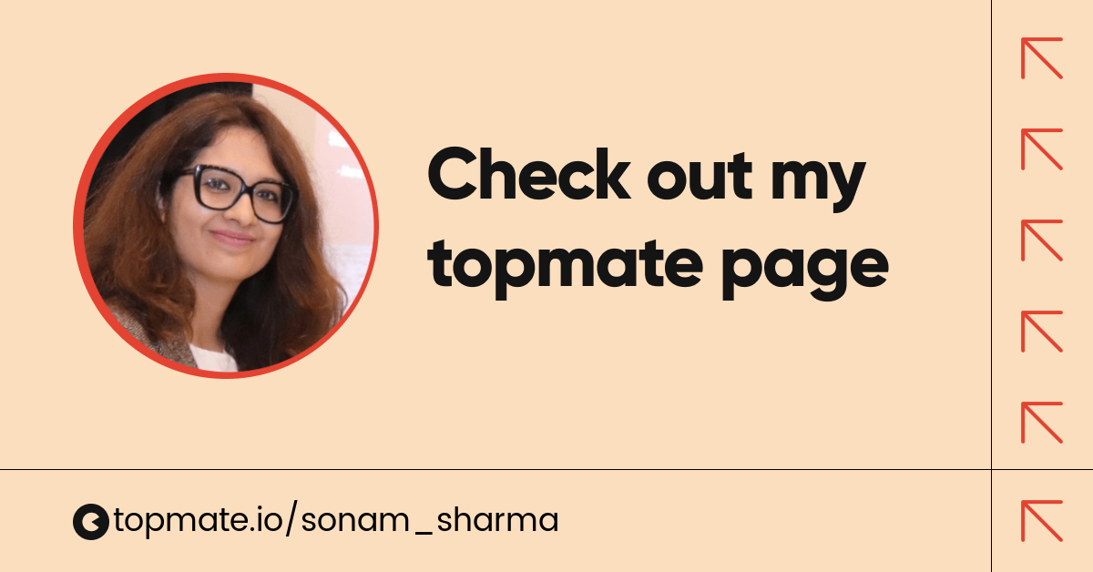 Sonam Sharma - Book a call on Topmate