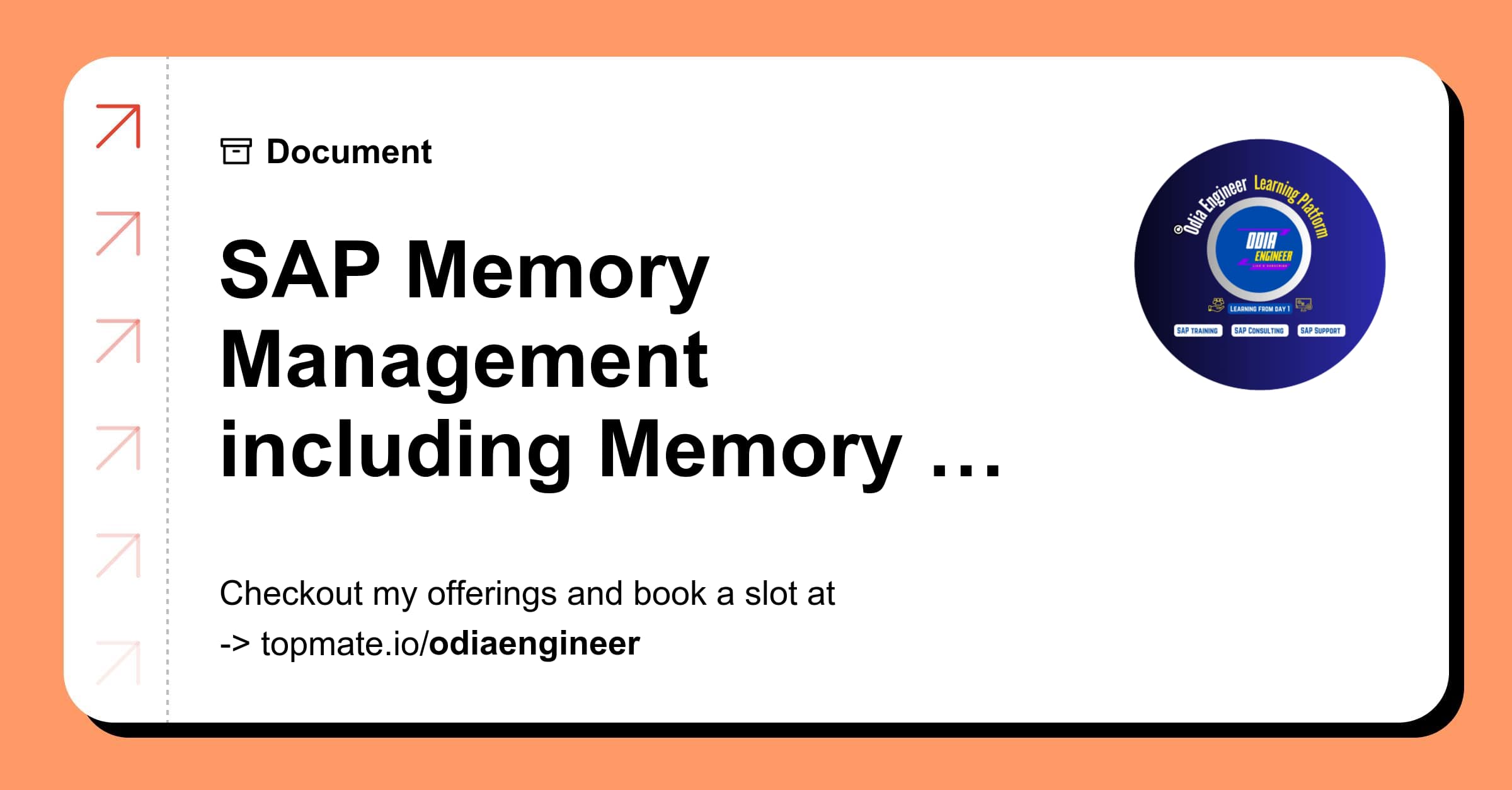 SAP Memory Management including Memory calculation with Odia Engineer