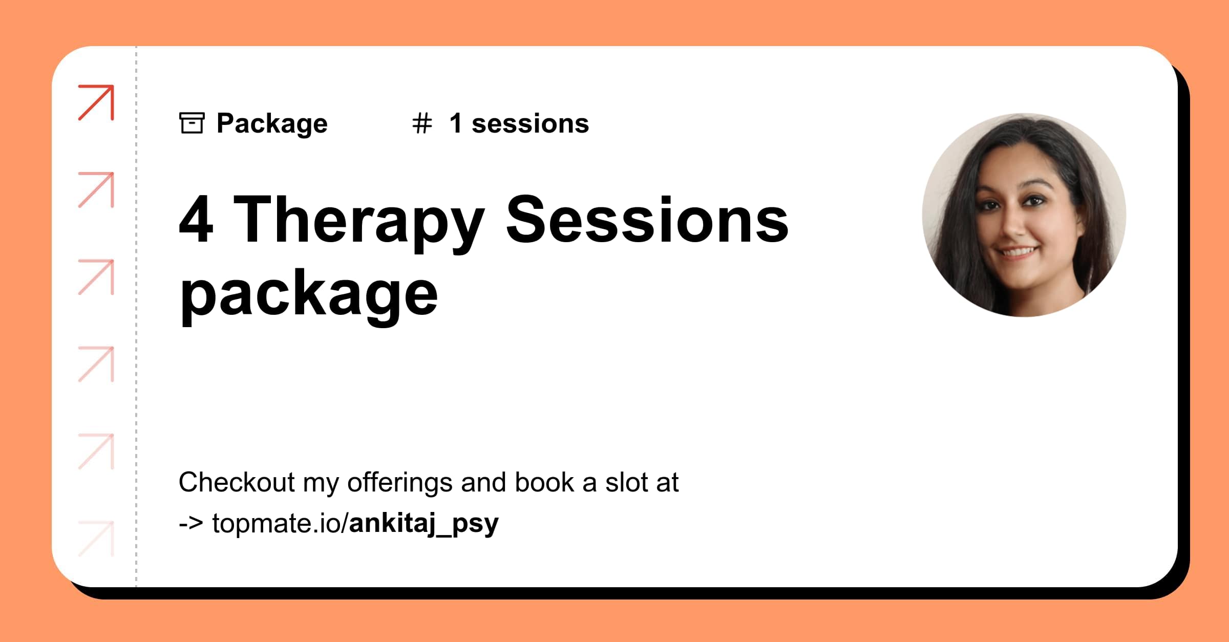 4 Therapy Sessions package with Ankita Joshi