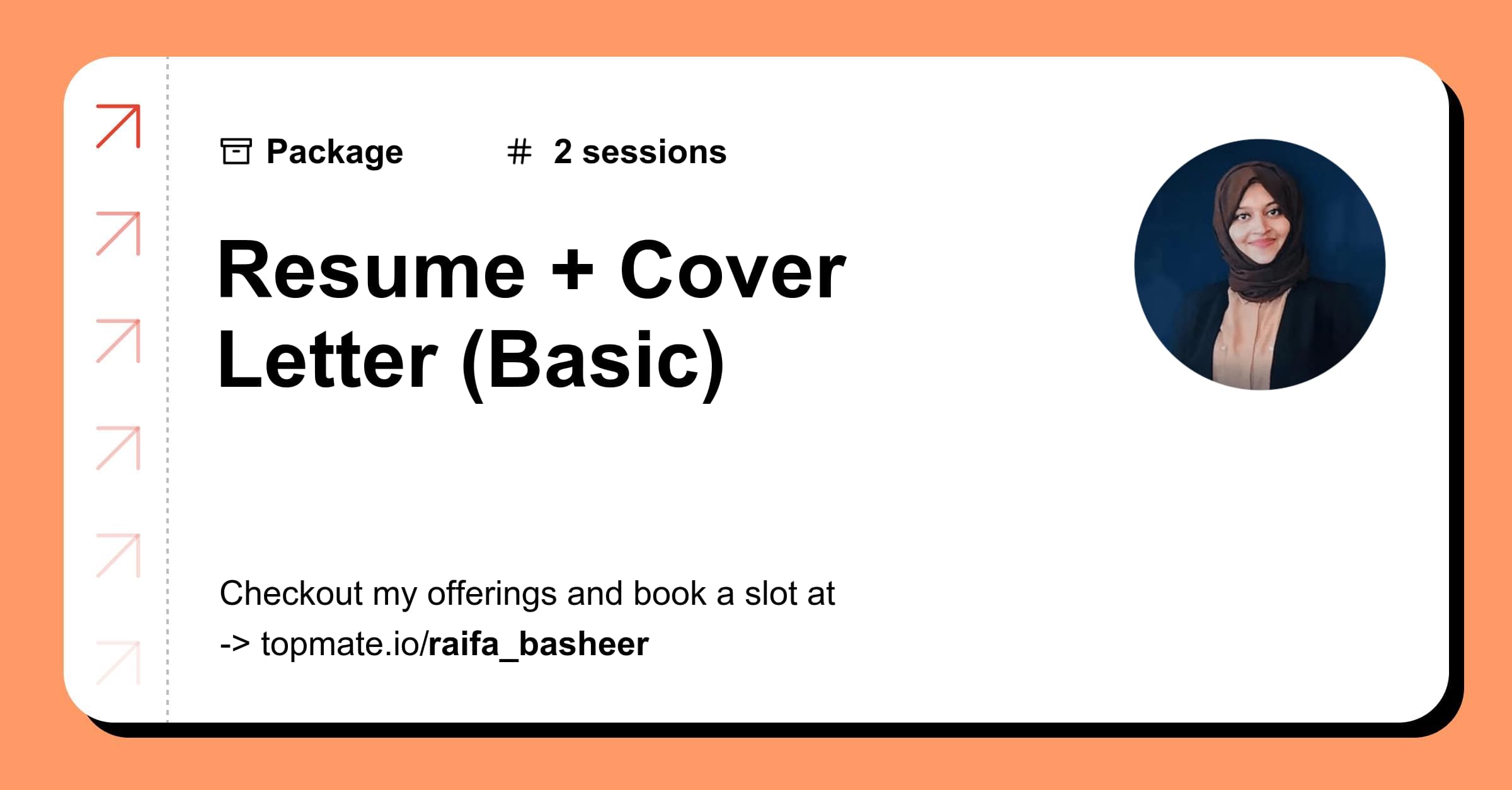 Resume + Cover Letter (Basic) with Raifa Basheer