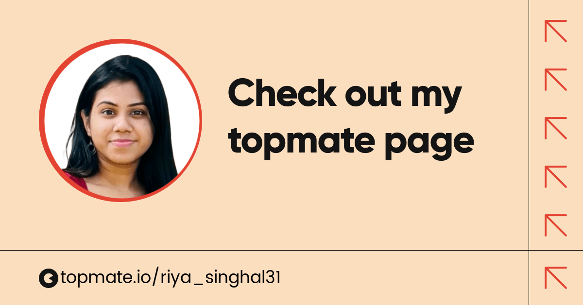 Riya Singhal - Book a call on Topmate