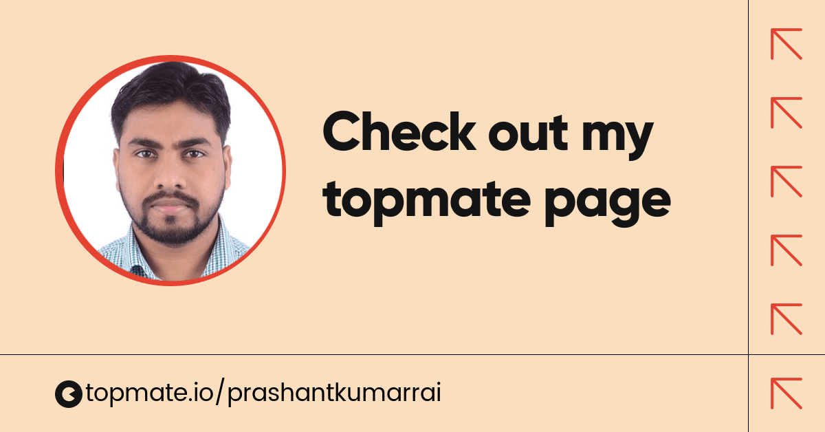 Prashant Kumar Rai - Book a call on Topmate