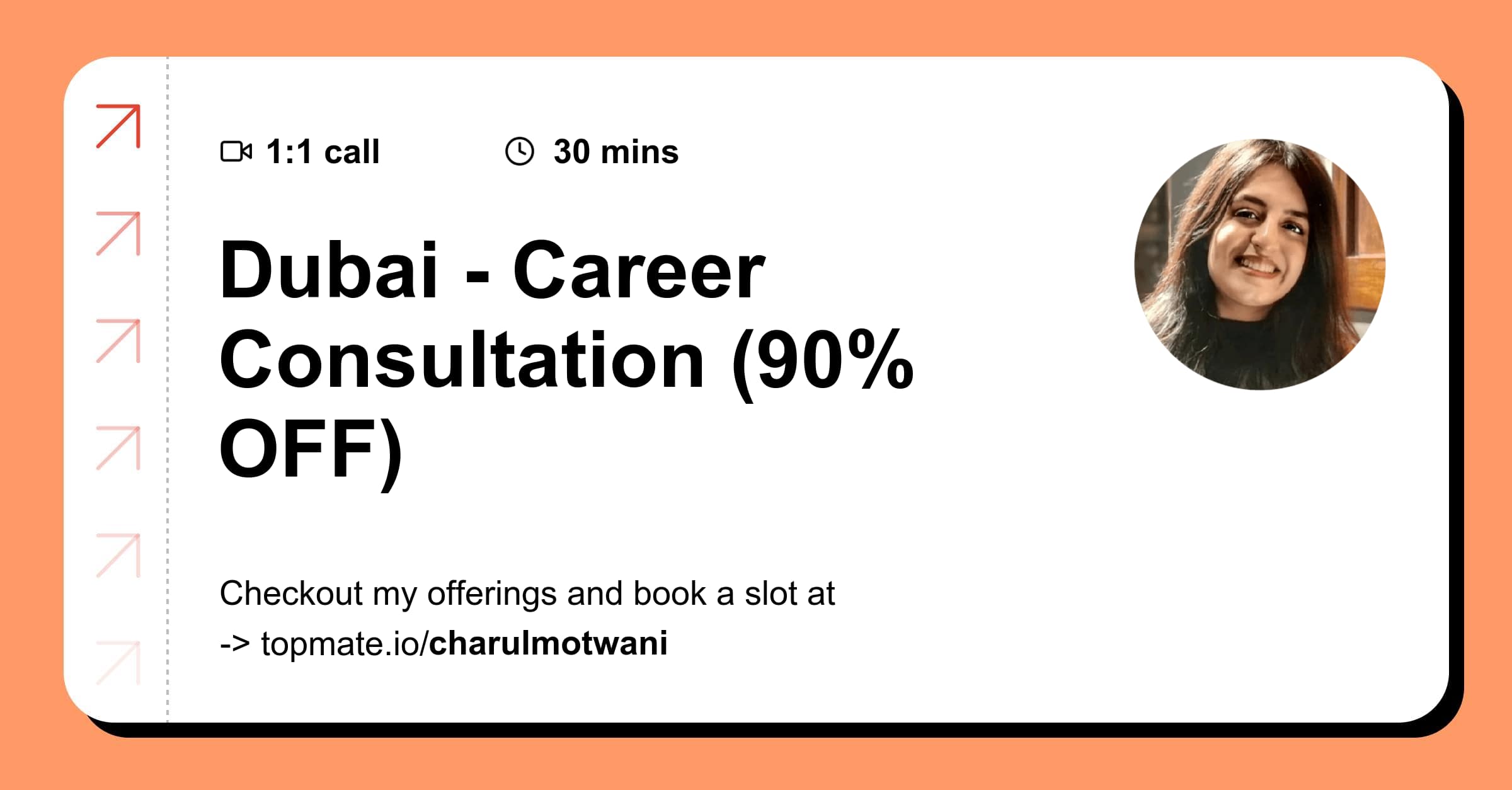 Dubai - Career Consultation (90% OFF) with Charul M | Dubai