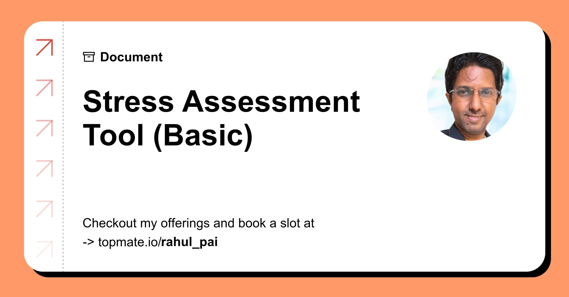 Stress Assessment Tool (Basic) with Rahul Pai