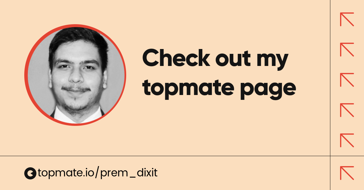 Prem Dixit - Book a call on Topmate