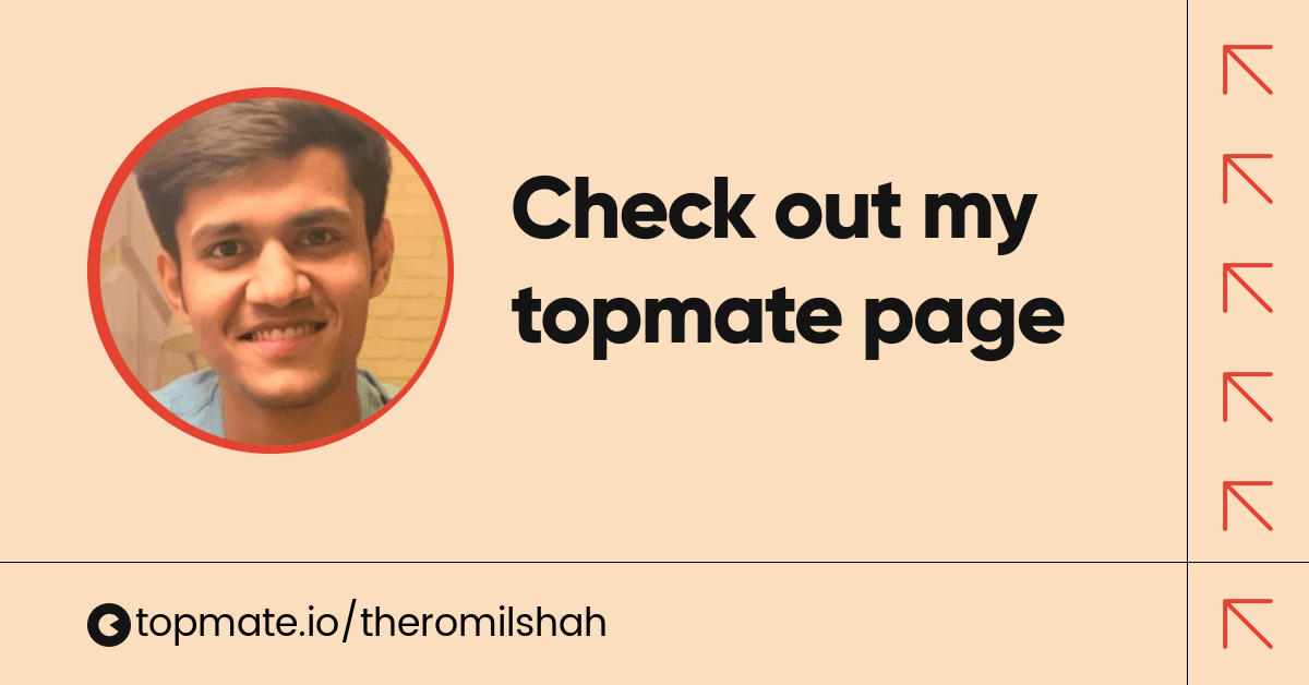 Romil Shah - Book a call on Topmate
